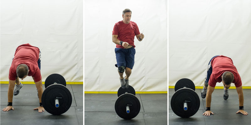 Ejercicios de burpees sencillos para entrenar desde casa